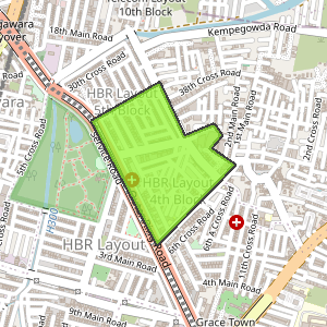 Telecom Layout, HBR Layout, Bengaluru - Map, Pin Code, Locations ...