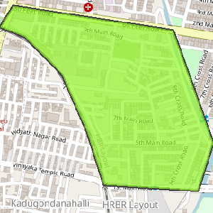 Stage 1, HBR Layout, Bengaluru - Map, Pin Code, Locations, Photos ...