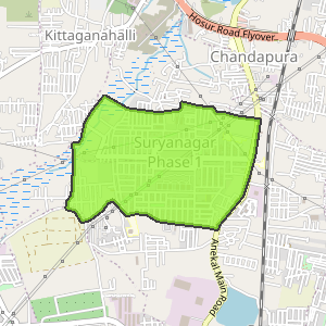 Suryanagar Phase I, Bommasandra, Bengaluru - Map, Pin Code, Locations ...
