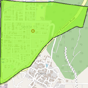 Sector 55, Golf Course Road, Gurugram - Map, Pin Code, Locations ...