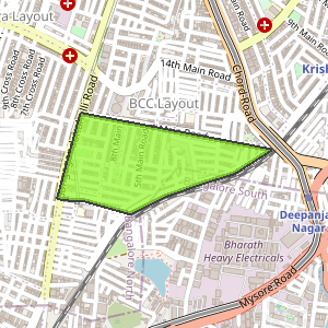 BCC Layout, Deepanjali Nagar, Bengaluru - Map, Pin Code, Locations ...