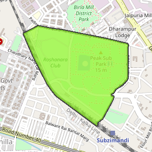Roshanara Garden, Shakti Nagar, Delhi - Map, Pin Code, Locations ...