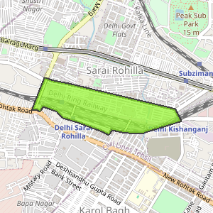 Railway Officers Colony, Sarai Rohilla, Delhi - Map, Pin Code ...