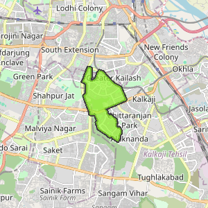 Greater Kailash, Delhi - Map, Pin Code, Locations, Photos, Property ...