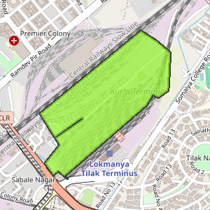 Lokmanya Tilak Terminus Railway Yard, Kurla, Mumbai - Map, Pin Code ...