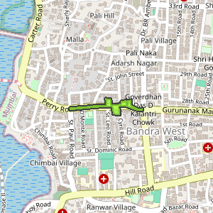 Perry Road, Bandra West, Mumbai - Map, Pin Code, Locations, Photos ...