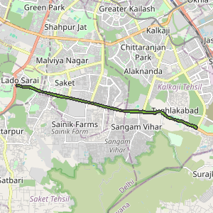 Mehrauli - Badarpur Road, Delhi - Map, Locations, Photos, Property ...