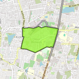 Classic Orchards Layout, Kalena Agrahara, Bengaluru - Map, Pin Code ...