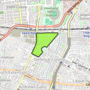 Block A, Defence Colony, Delhi - Map, Pin Code, Locations, Photos ...