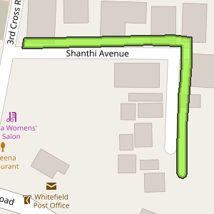 Shanthi Ave Road, Whitefield, Bengaluru - Map, Pin Code, Locations ...