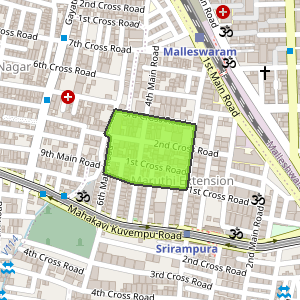 Maruthi Extension, Rajajinagar, Bengaluru - Map, Pin Code, Locations ...