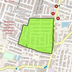 Radha Krishna Layout 1st Stage, Padmanabhanagar, Bengaluru - Map, Pin ...