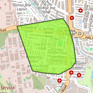 Domlur I Stage, Domlur, Bengaluru - Map, Pin Code, Locations, Photos ...